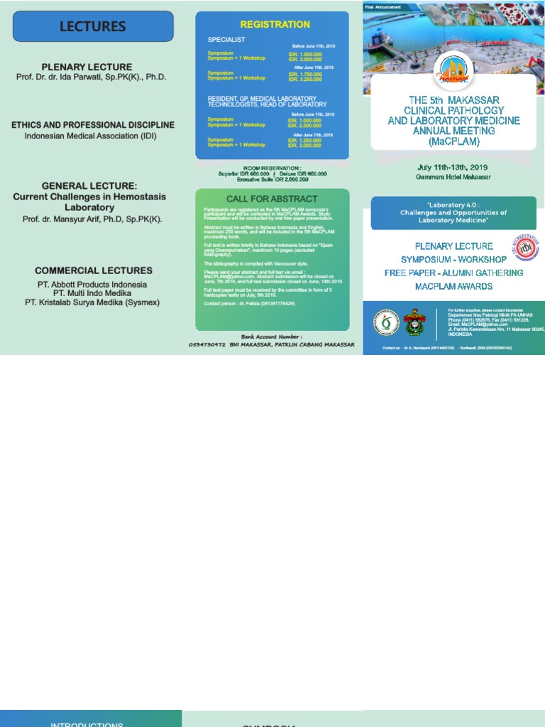 Brosur Baru Saya Edit | PDF | Clinical Medicine | Medical Specialties