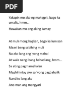 Halik Lyrics | PDF