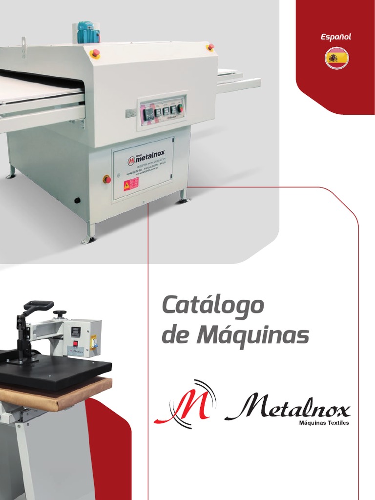 Catálogo de Prensas Térmicas Metalnox | PDF | Vatio | Impresora ...