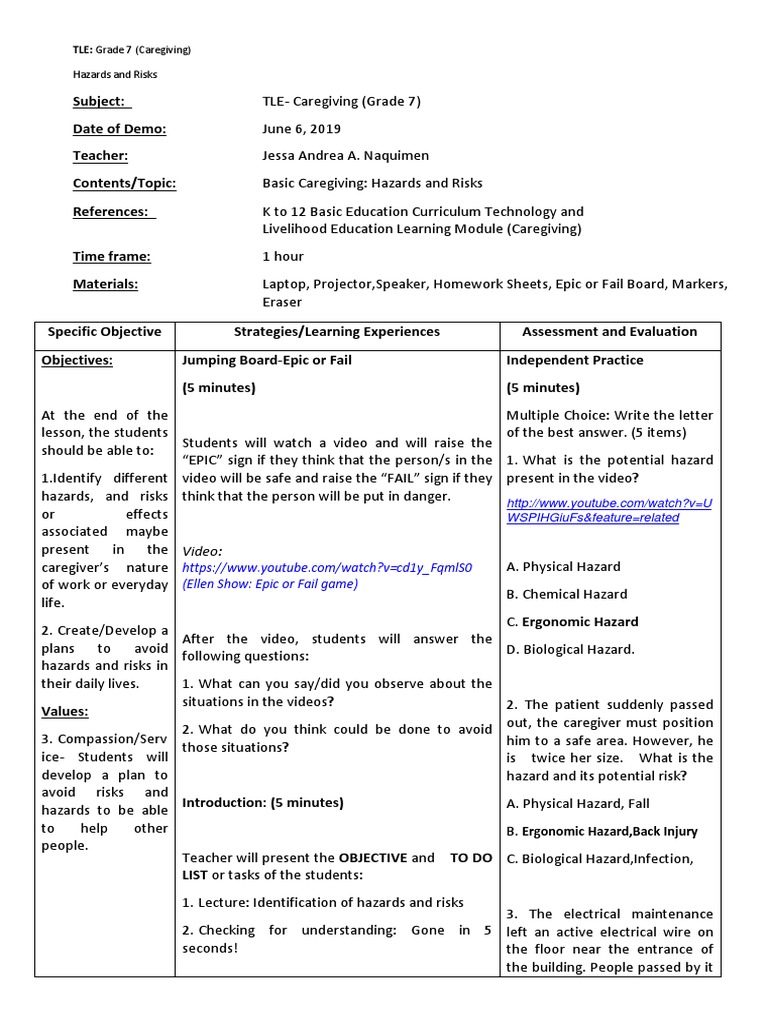 Video:: Hazards and Risks | PDF | Hazards | Risk