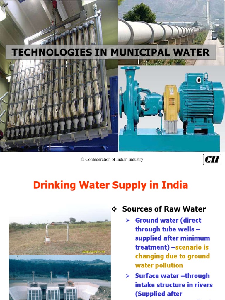 CII Water Technology PPT Rreview 0 | PDF | Sewage Treatment | Water ...