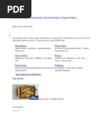 Seven Oceans Emergency Food Ration 500 G Data Sheet: Country Approval ...