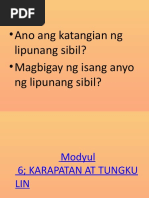 DLP - Esp 9 - Q2, W1 Karapatan at Tungkulin | PDF