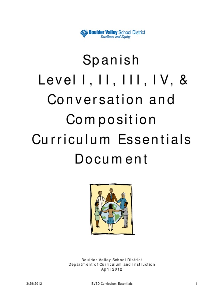 1 - Spanish - Level I-V | PDF | Second Language | Information Literacy