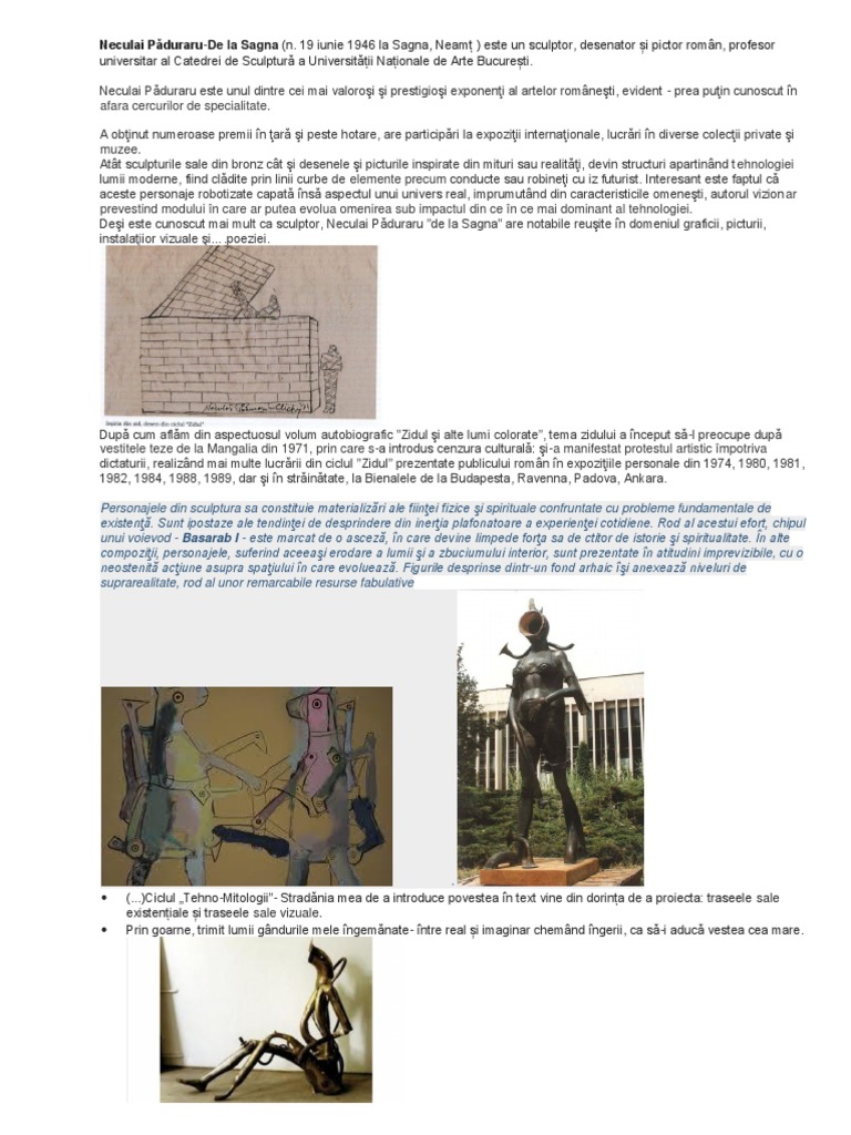 Arta Contemporana Romaneasca | PDF