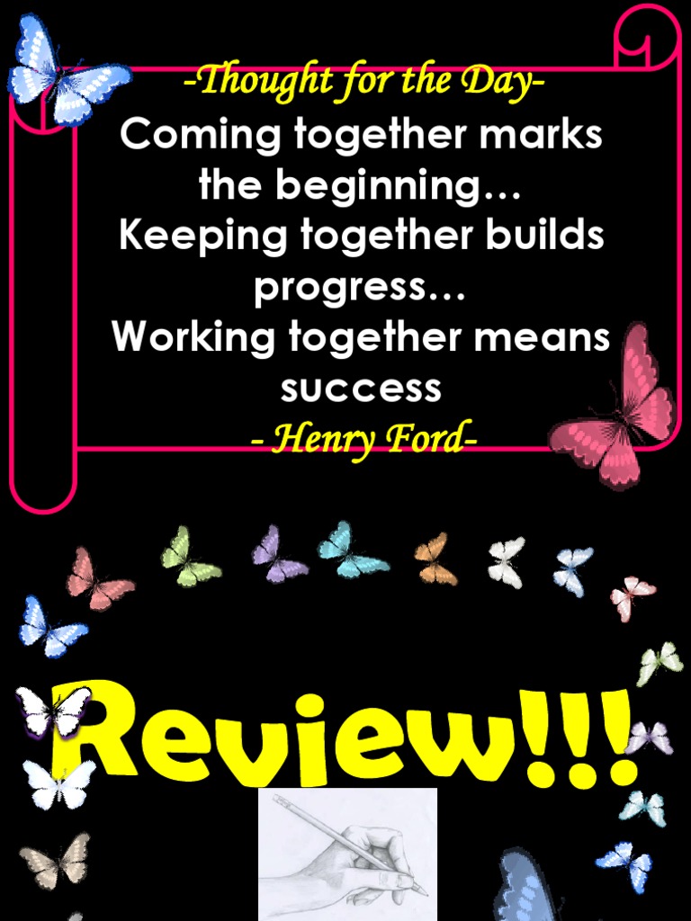 Coming Together Marks The Beginning Keeping Together Builds Progress ...