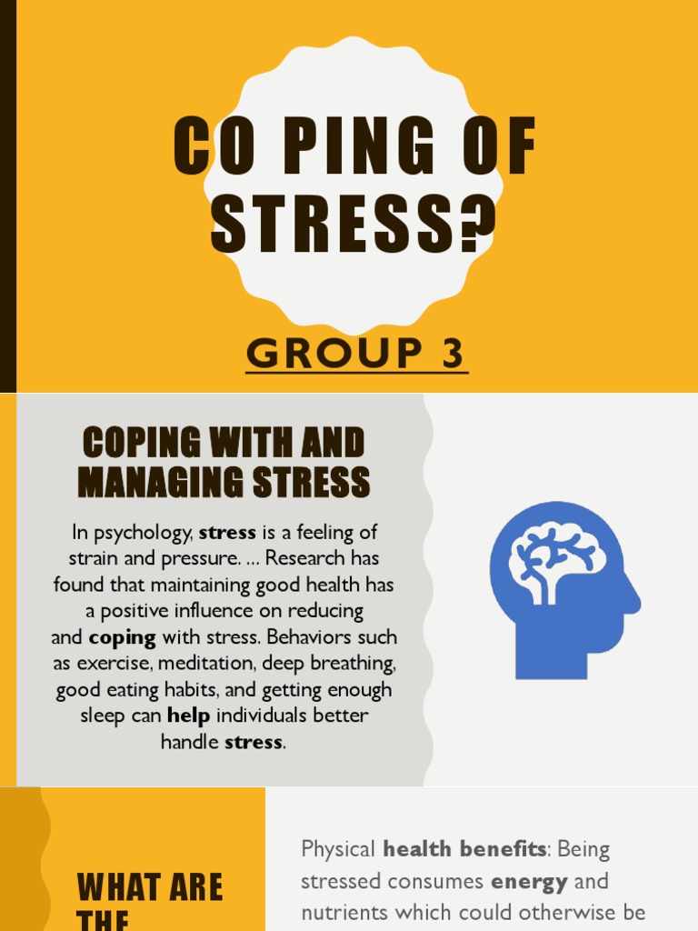 Coping with Stress: A Review of Strategies for Managing Stress Through ...