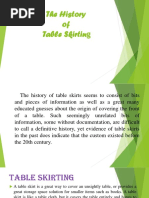 10 Simple Basic Table Skirting Design For Beginners | PDF | Grilling ...