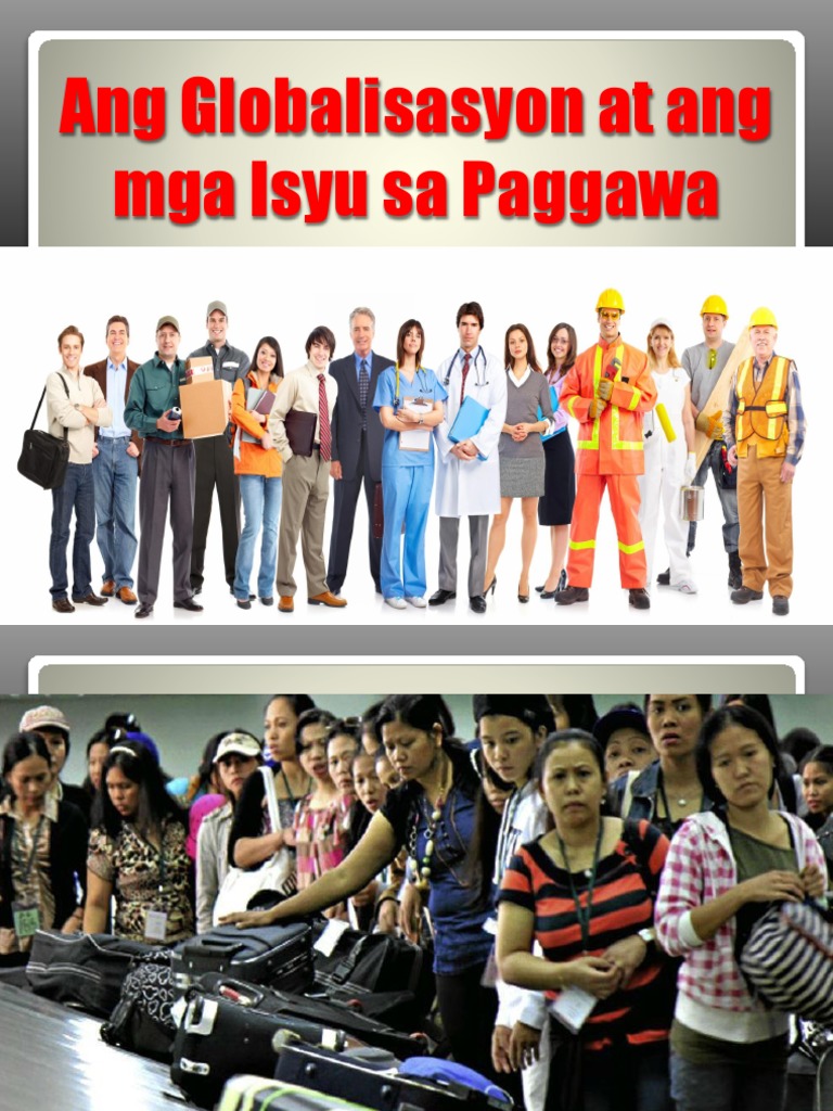 Globalisasyon at Isyu Sa Paggawa | PDF