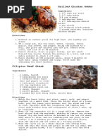 Satti de Zamboanga Recipe Guide | PDF | Sauce | Taste