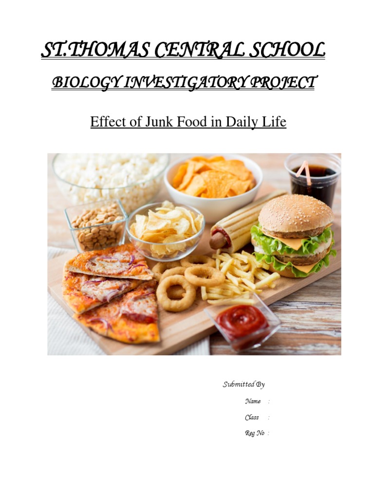 Junk Food's Impact on Health | PDF | Junk Food | Obesity