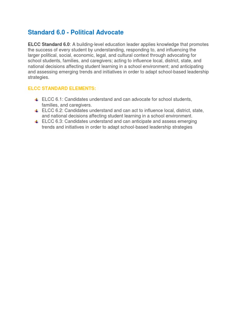 Standard 6 Weebly | PDF