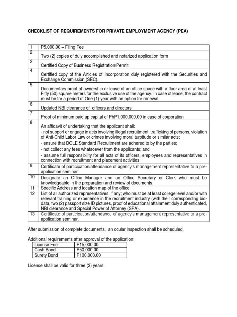 Prpa Requirements | PDF