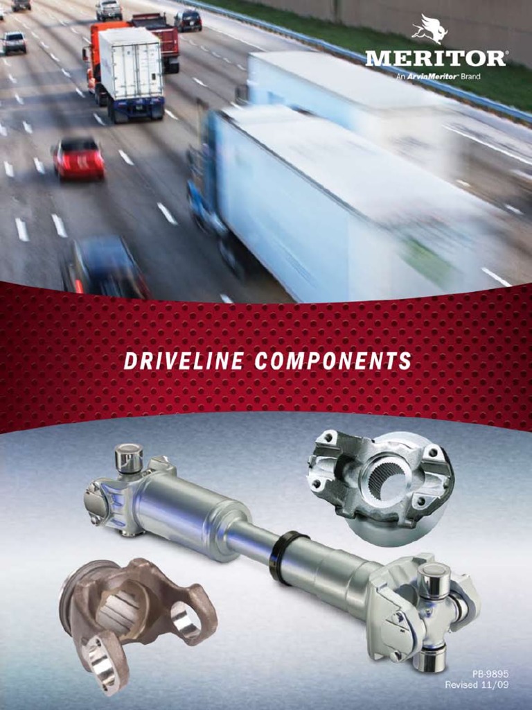 Meritor Driveshaft and Yoke Parts Manual | PDF | Bearing (Mechanical ...