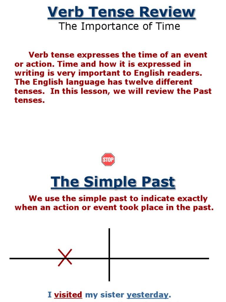 Past Tenses Review | PDF | Grammatical Tense | Linguistic Typology