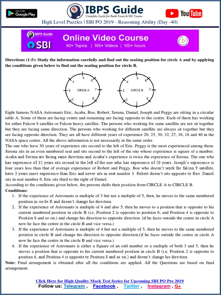 High Level Puzzles Day 40 1 | PDF