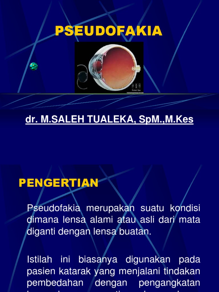 Pseudofakia Afakia | PDF