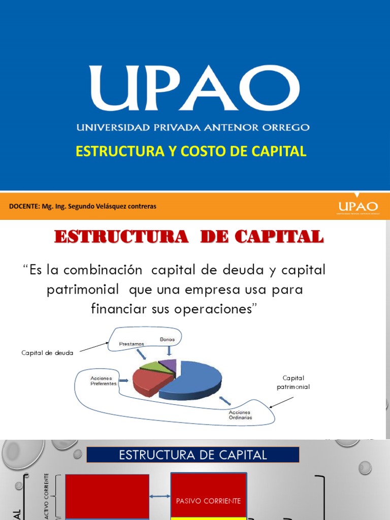Estructura de Capital | PDF | Compartir (Finanzas) | Apalancamiento (Finanzas)