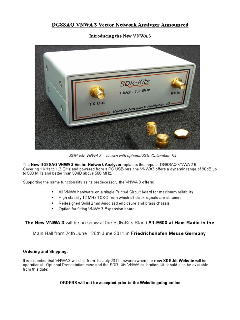 Vnwa DG8 | PDF | Usb | Electronic Engineering