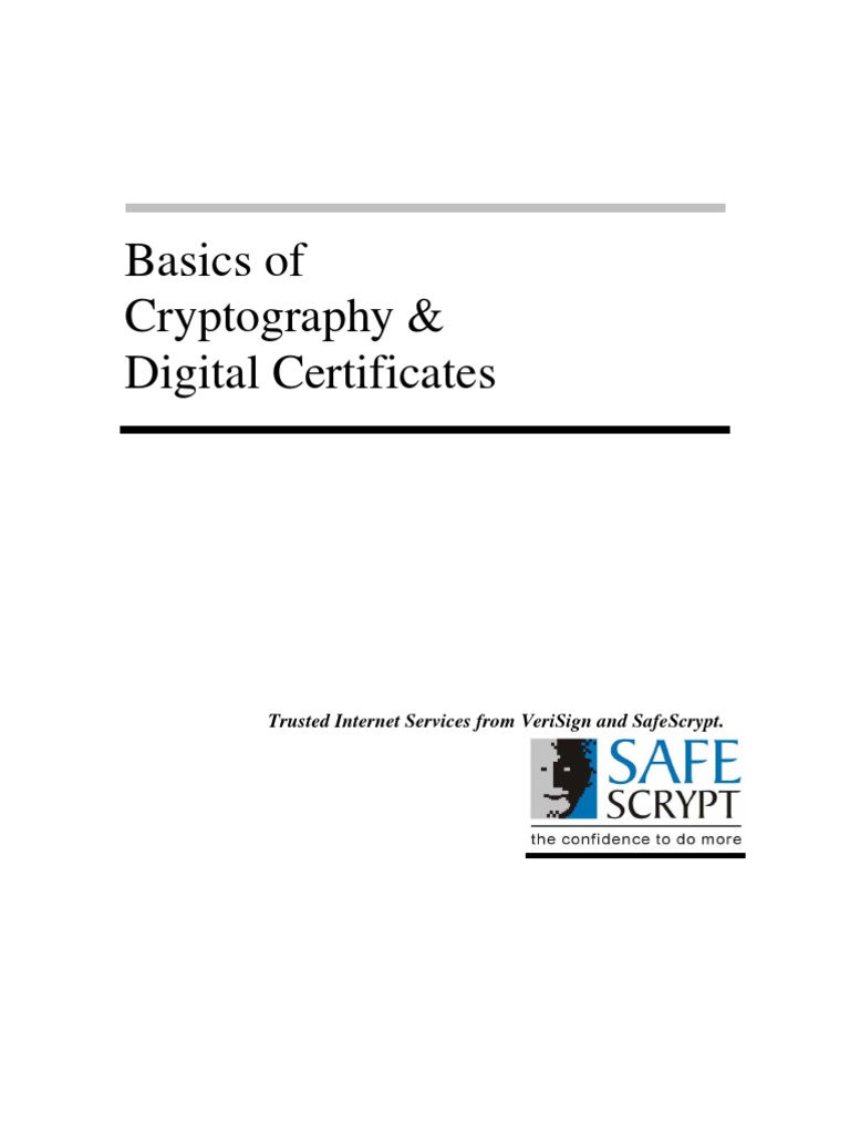 Basics of Cryptography | PDF | Secrecy | Cryptography Basics of Cryptography | PDF | Secrecy | Cryptography