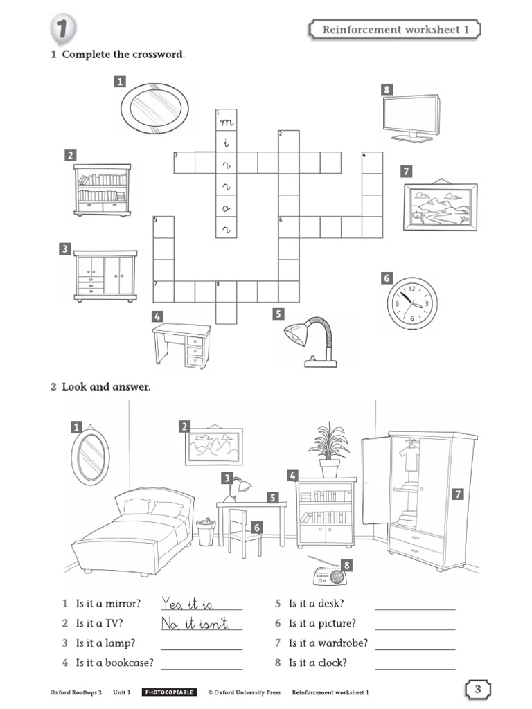 Rooftops 3 Unit 6 Reinforcement Sheet | PDF