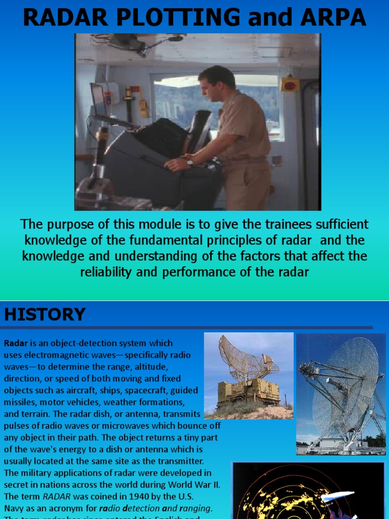 003 Radar and Arpa | PDF | Radar | Radio