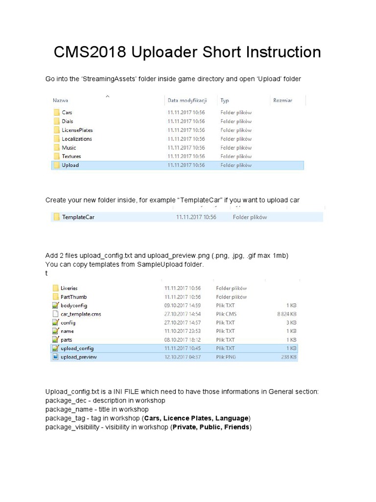 CMS2018 Workshop Uploader Guide | PDF | Computers