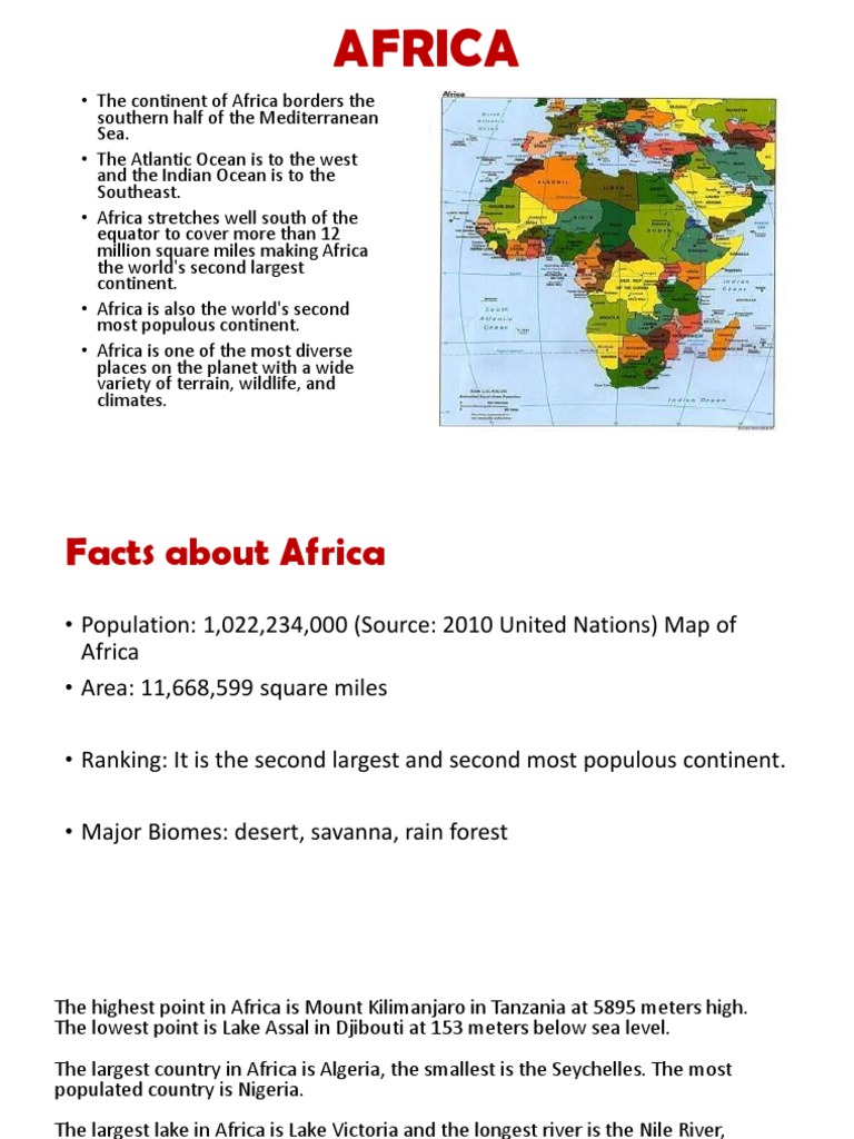 Africa | PDF | Africa | Physical Geography