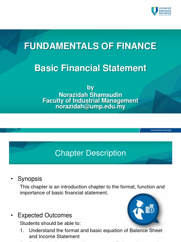 Basic Financial Statement | PDF | Balance Sheet | Financial Statement