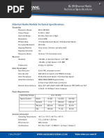 Spectrum D3.1 EMTA Data Sheet | PDF | Orthogonal Frequency Division ...