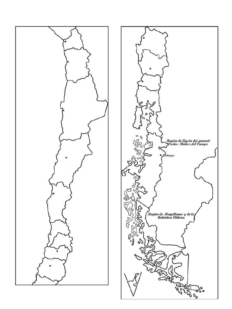 Mapa Regionalizado de Chile | PDF