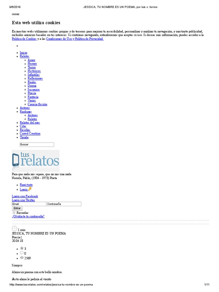 Poema Acróstico para Jessica | PDF | Informática y tecnología de la ...