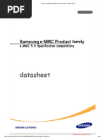 Samsung eMMC Datasheet | PDF | Flash Memory | Booting