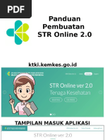 Panduan Registrasi e-STR Tenaga Kesehatan | PDF | Komputer