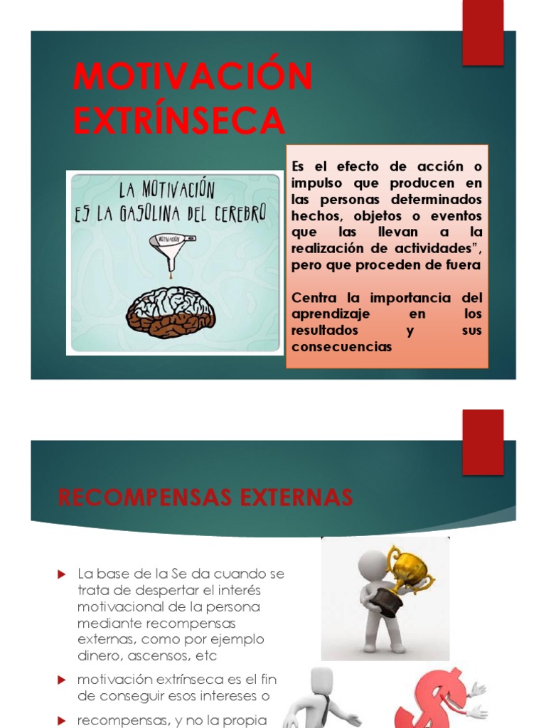 Motivación Extrínseca para Enviar | PDF