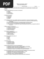 Curriculum Development Exam Questions | PDF | Curriculum | Evaluation