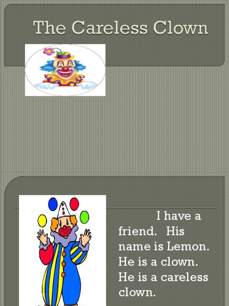 The Careless Clown (By Debbie) | PDF