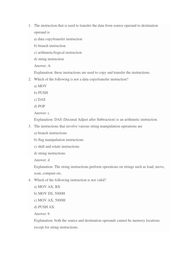 15CS205J MCQ PDF | PDF | Central Processing Unit | Random Access Memory