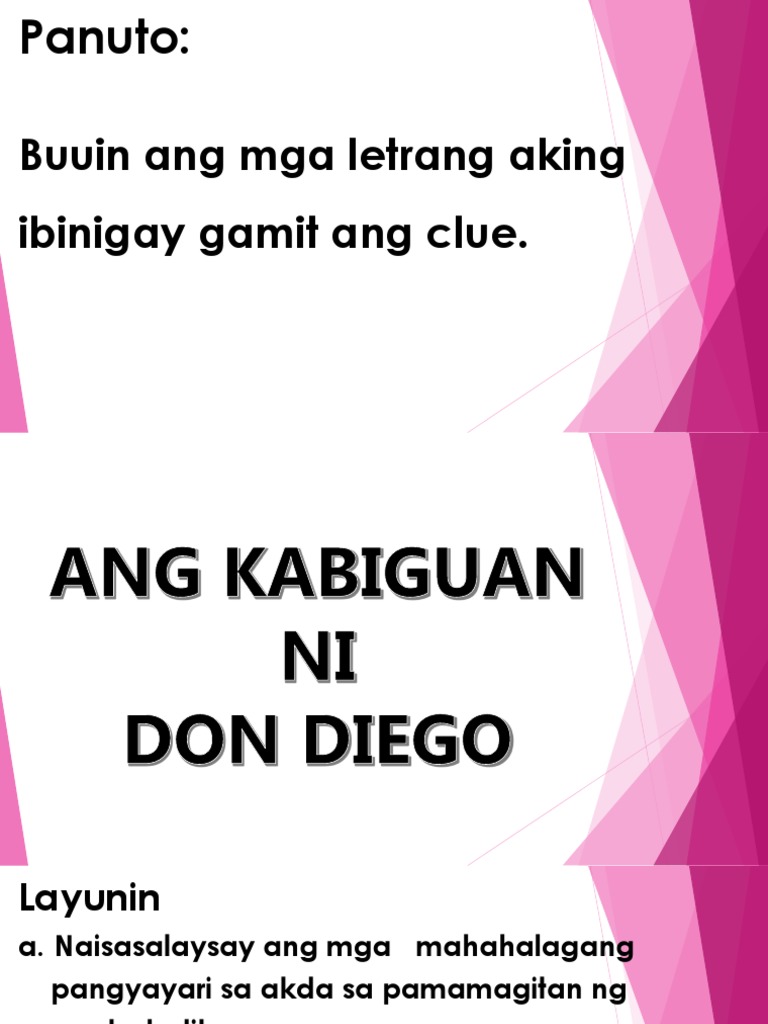 Ang Kabiguan Ni Don Diego | PDF