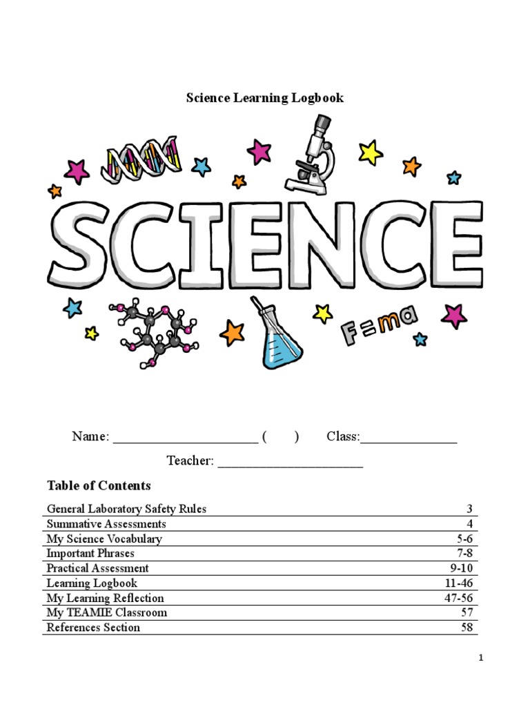 Science Log Book | PDF | Laboratories | Experiment