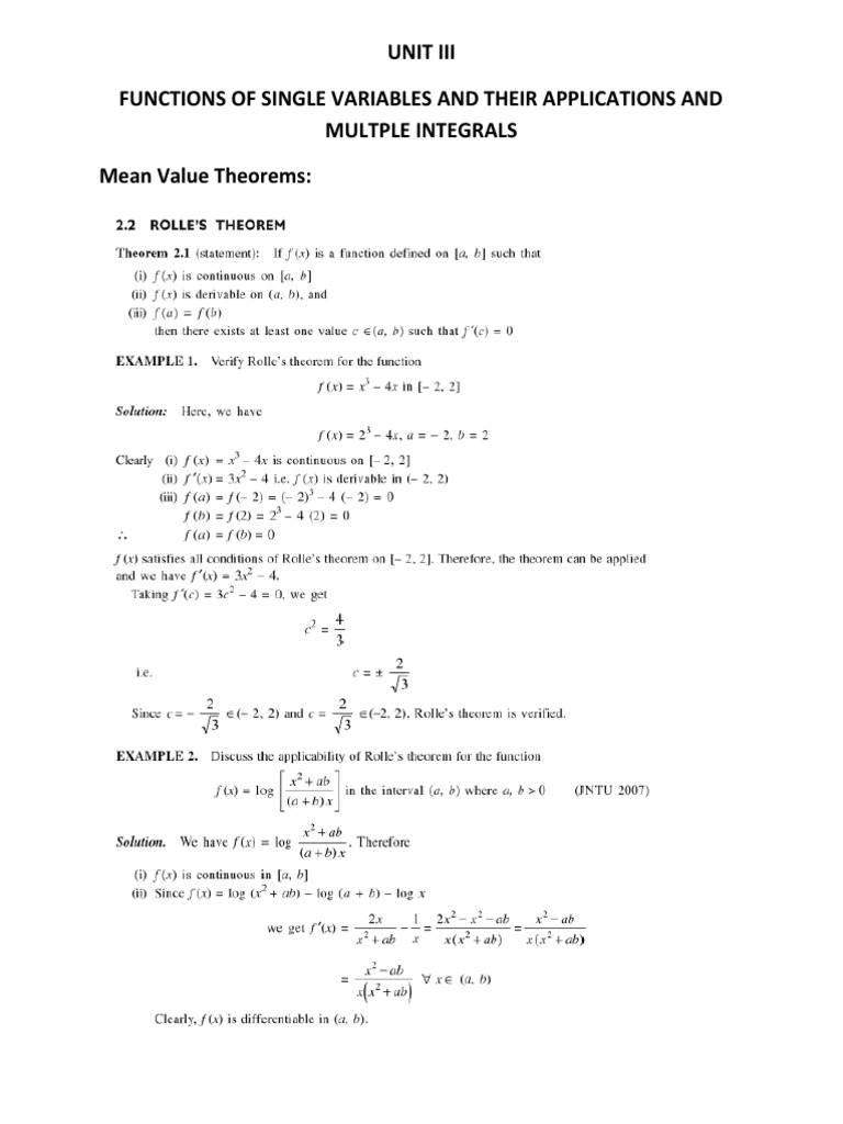 Functions of Single Variables | PDF | Curvature | Maxima And Minima