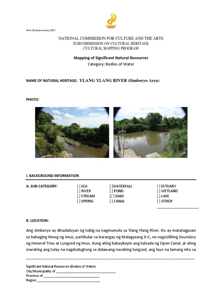 Ylang Ylang River (Simboryo Area) | PDF