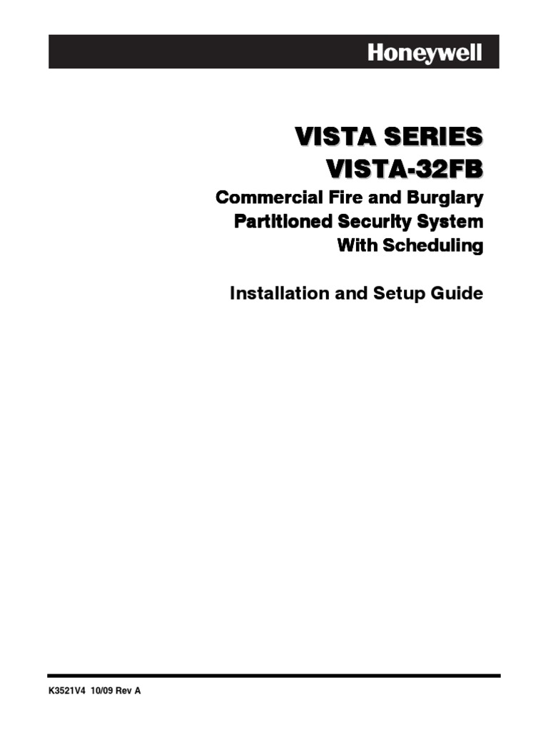 Vista 32FB PDF | PDF | Security Alarm | Relay