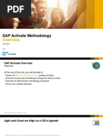 ACT100 SAP Activate Methodology PDF | PDF