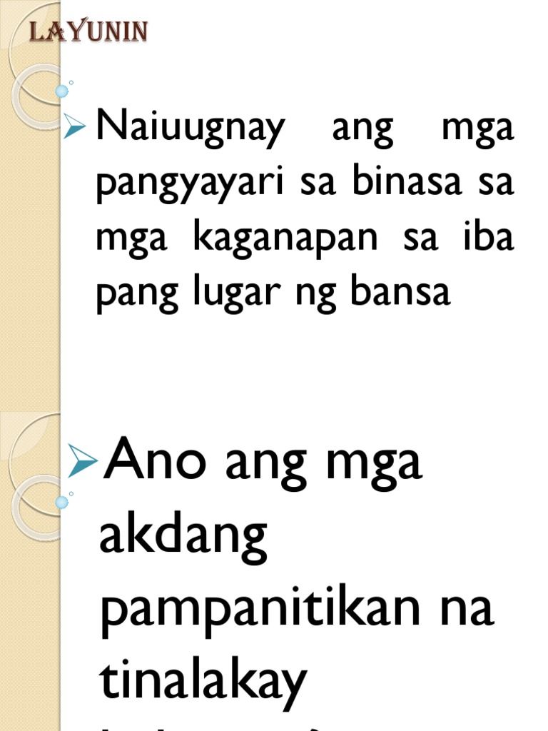 Pangatnig Na Panlinaw | PDF