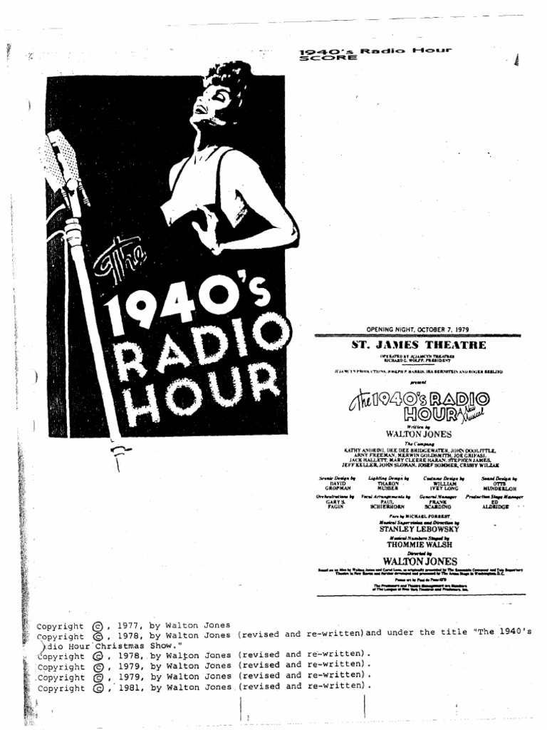 1940's Radio Hour (PC) | PDF