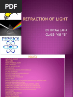 Class 8 Notes: Refraction & Dispersion | PDF | Refractive Index ...