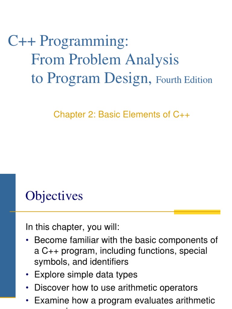 C++ Programming: From Problem Analysis To Program Design,: Fourth ...