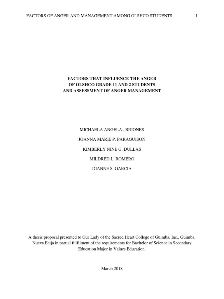 Olshco Valed Major | PDF | Anger | Feeling