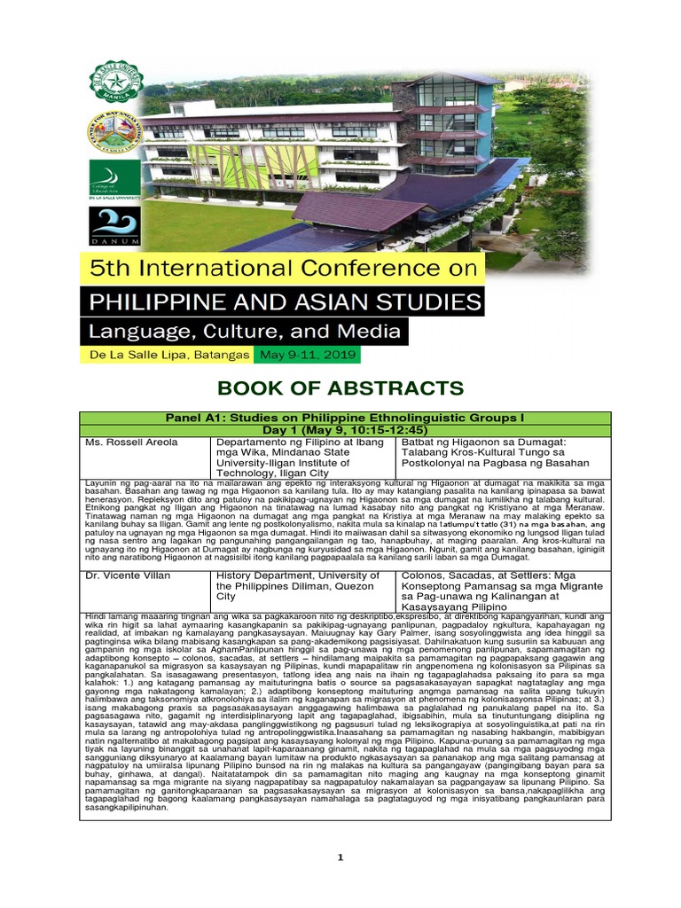Book of Abstracts | PDF